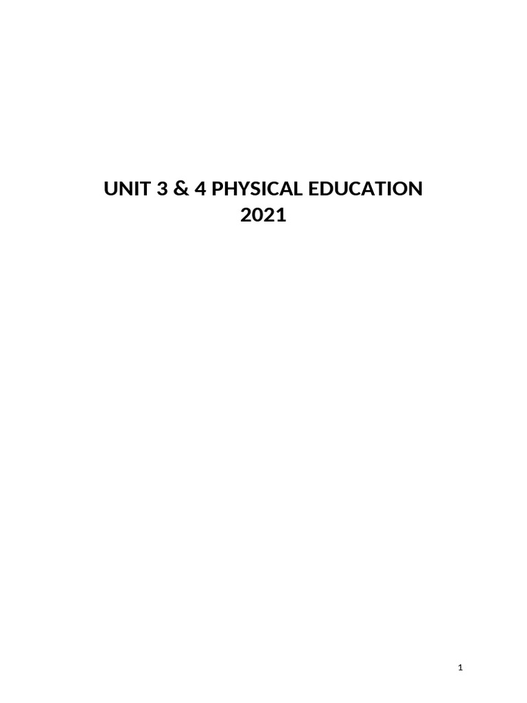 PE NOTES WHOLE YEAR | PDF | Force | Rotation Around A Fixed Axis