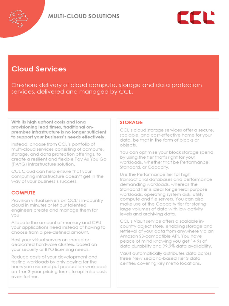 CCL - Multi-cloud Solutions - Cloud Services | PDF | Cloud Computing ... CCL - Multi-cloud Solutions - Cloud Services | PDF | Cloud Computing ...