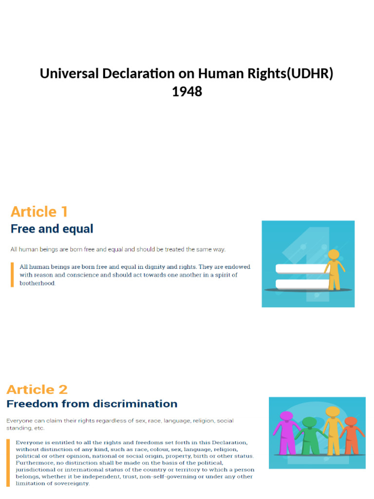 UDHR | PDF
