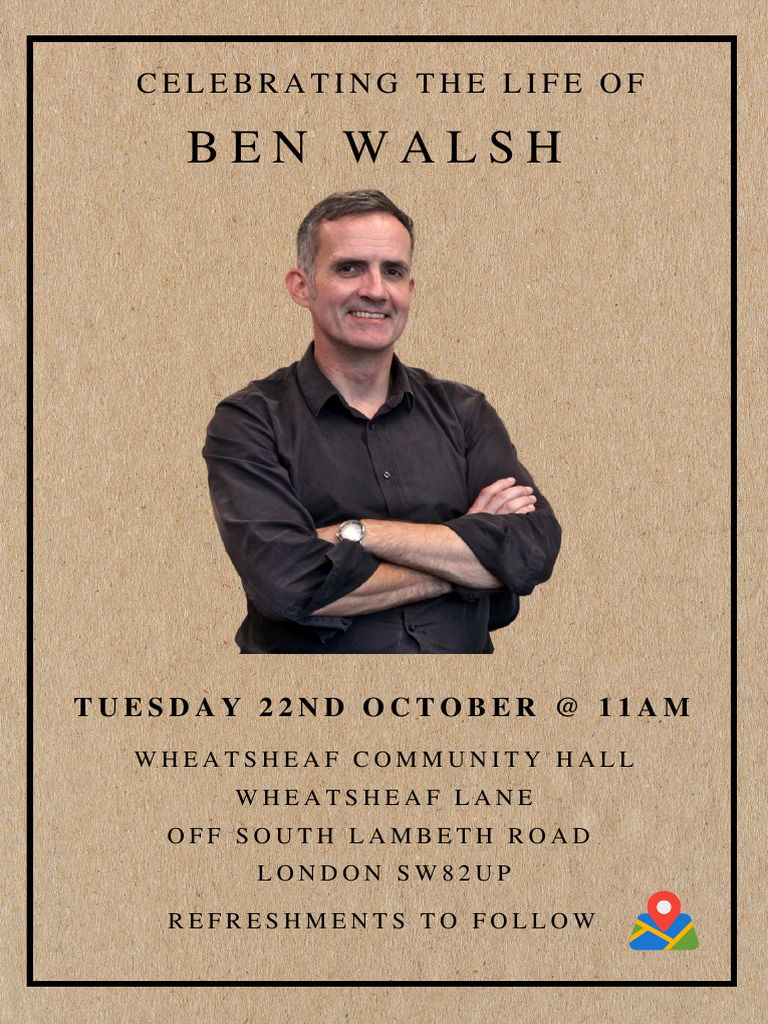 Ben Walsh's Memorial | PDF