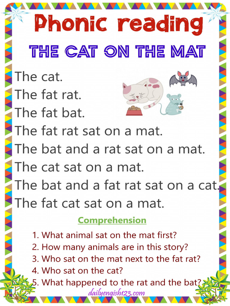 Phonic Reading - 1 | PDF