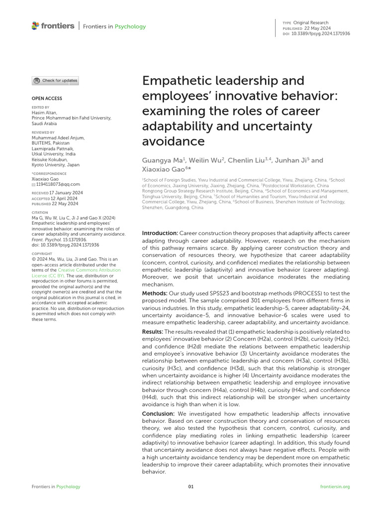 Empathetic Language | PDF | Empathy | Leadership