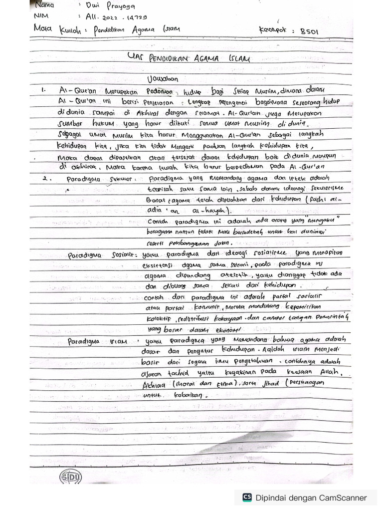 Uas Pai A11 2022 14739 | PDF