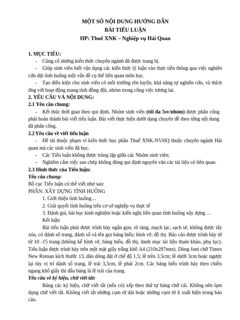 HD-TIEU-LUAN THUẾXNK NVHQ HK3 2024 | PDF