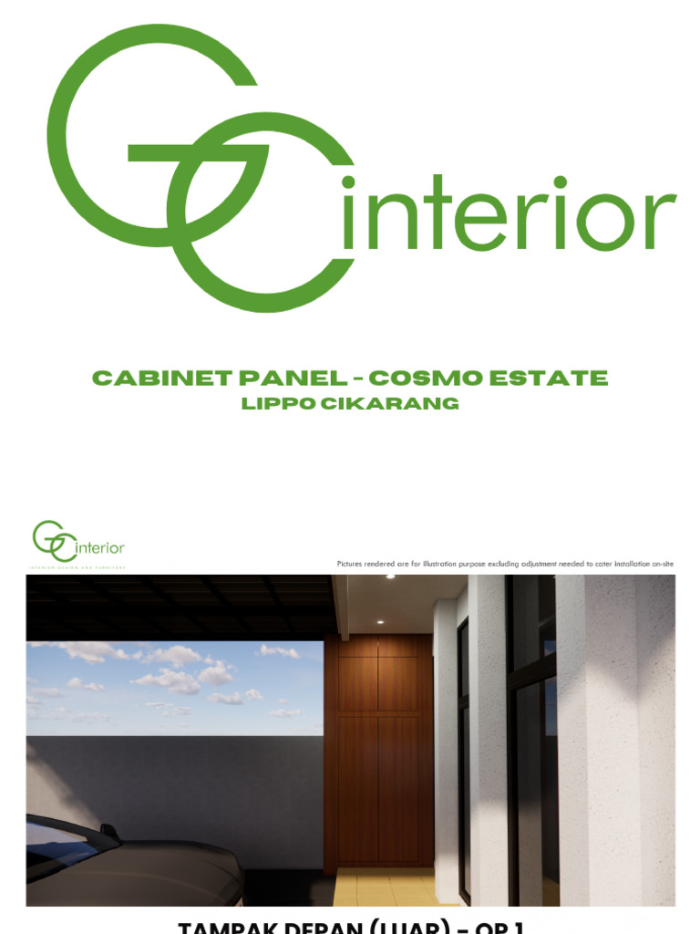Cosmo Estate Cabinet Panel Designs | PDF