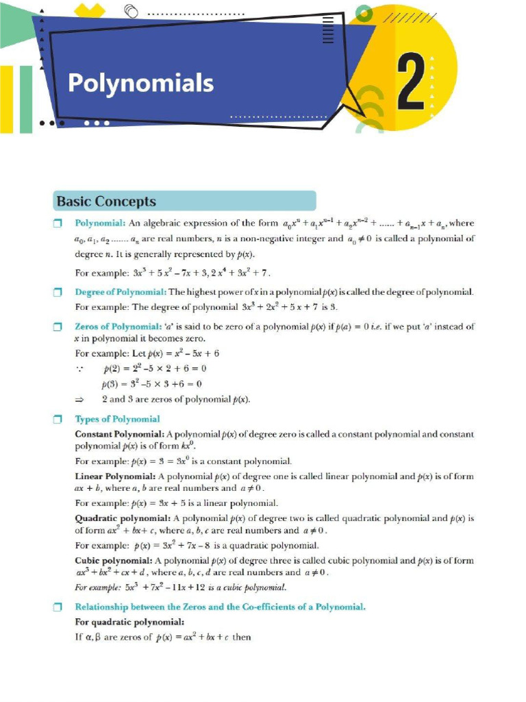 Polynomials | PDF