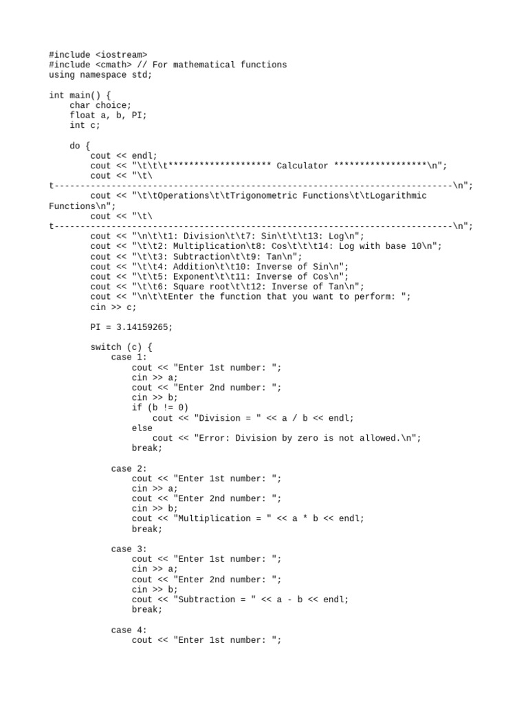 Code For Calculator For PF Project | PDF | Software Development ...