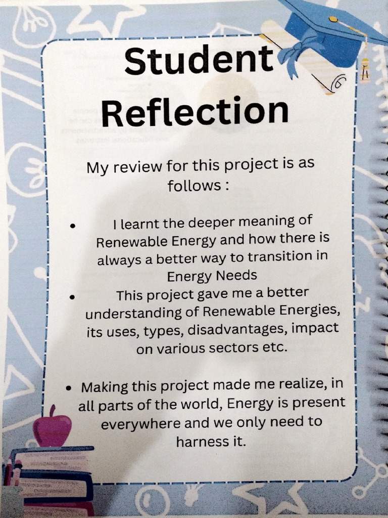 Student Reflection on Renewable Energy | PDF