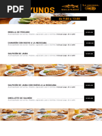 Menu Ecuaviche | PDF | Mariscos | Mariscos