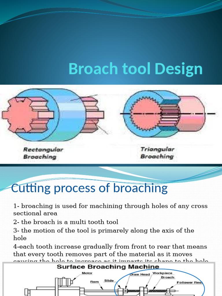 Broaching Tool Design Guide | PDF | Cutting Tools | Cutting