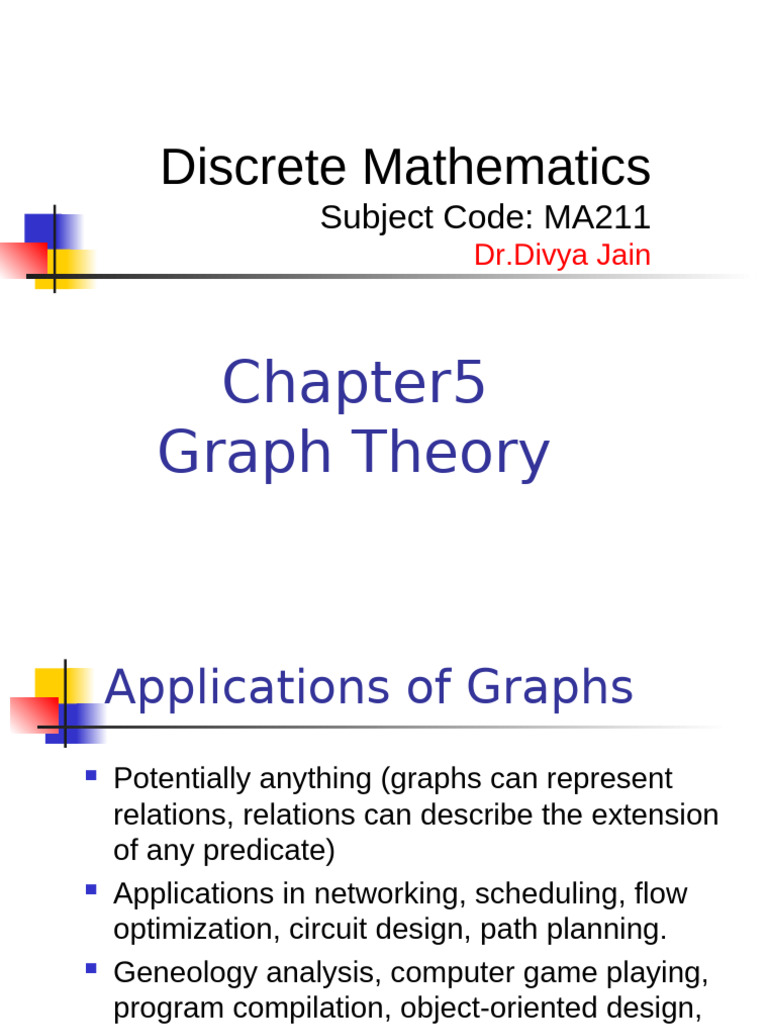 Chapter 5 Graphs Pdf Graph Theory Mathematical Relations