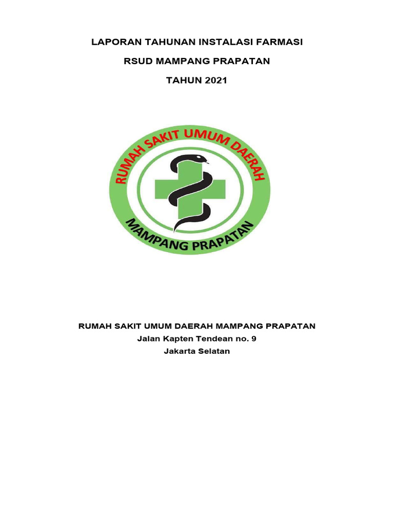 Bukti Pelayanan Farmasi RSUD Mampang 2021_compressed | PDF