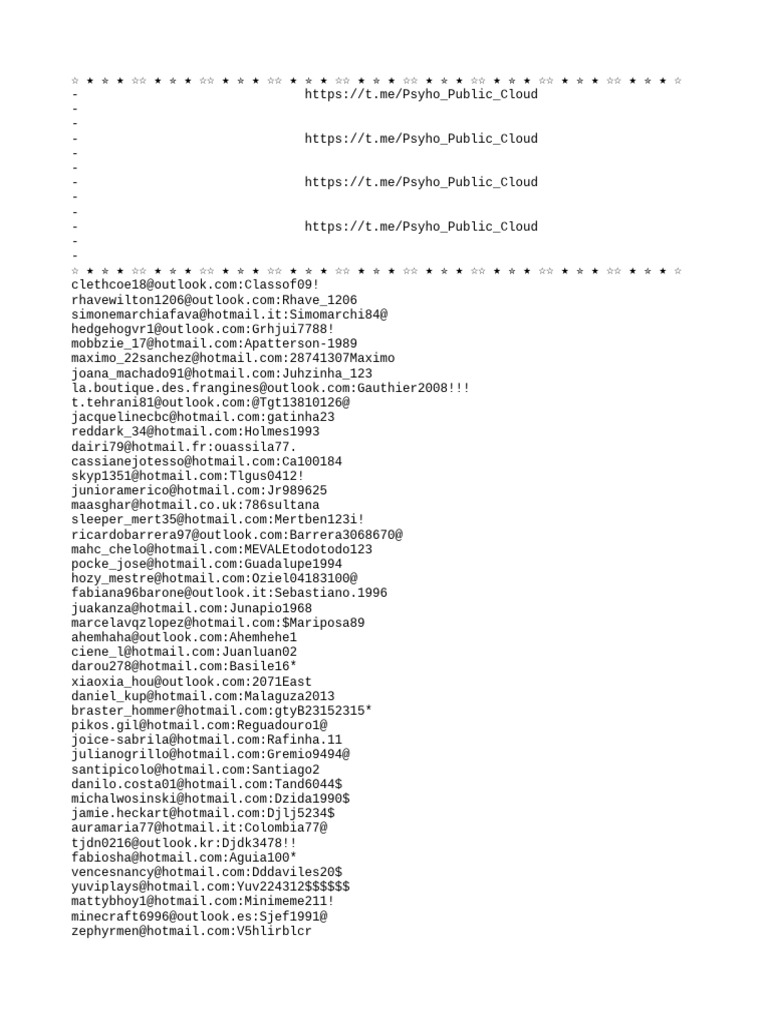 1100x Hotmail Hits | PDF