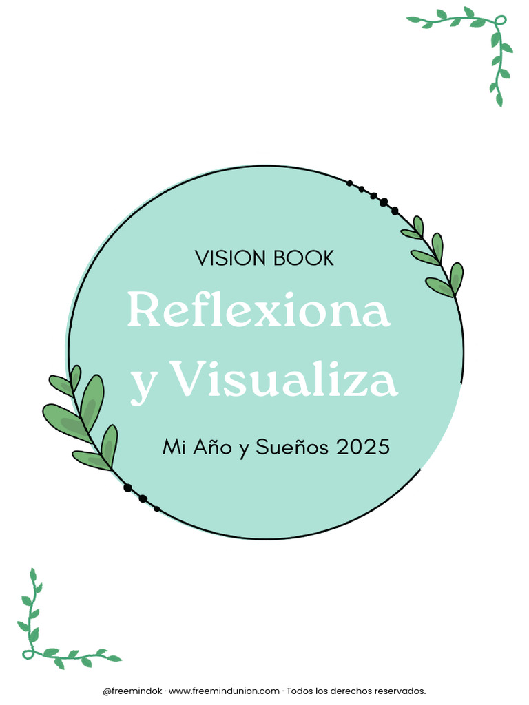 Vision Book 2025: Reflexiona y Crea | PDF | Gratitud | Ciencia cognitiva