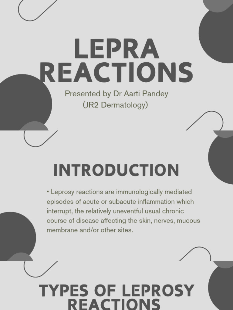Lepra Reaction | PDF | Leprosy | Inflammation