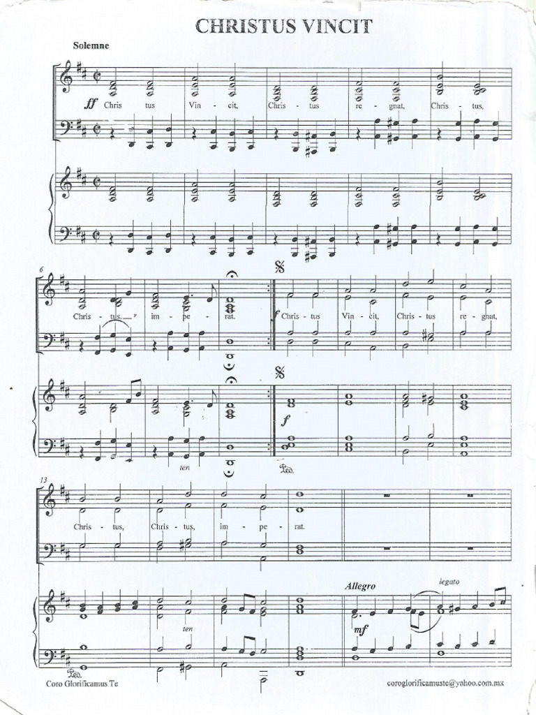 Christus Vincit | PDF