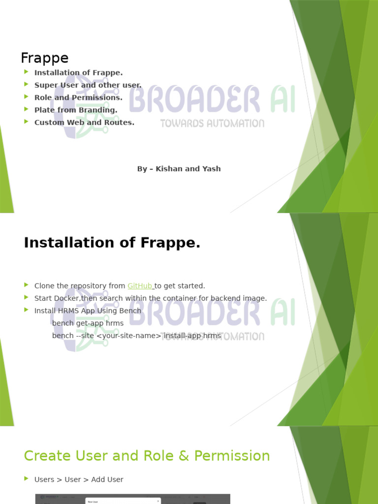 Frappe | PDF