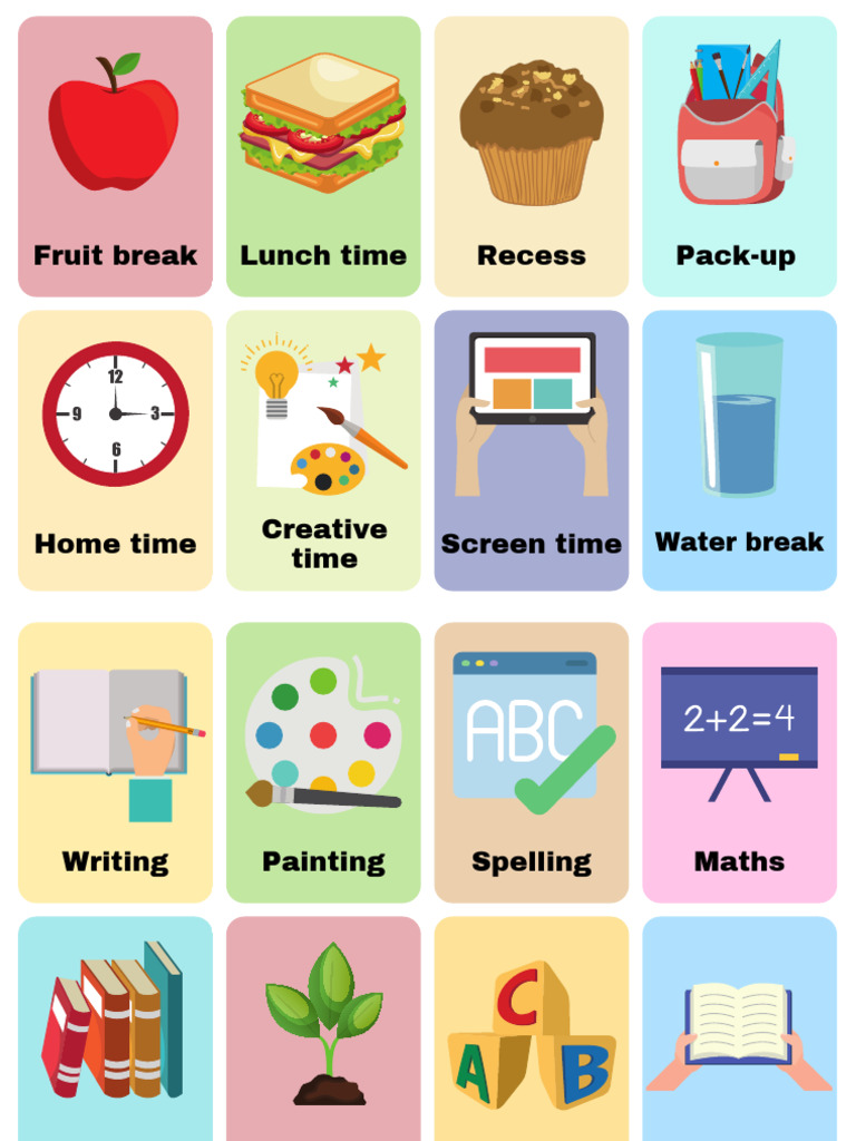 Visual-Flashcards-for-Autism | PDF