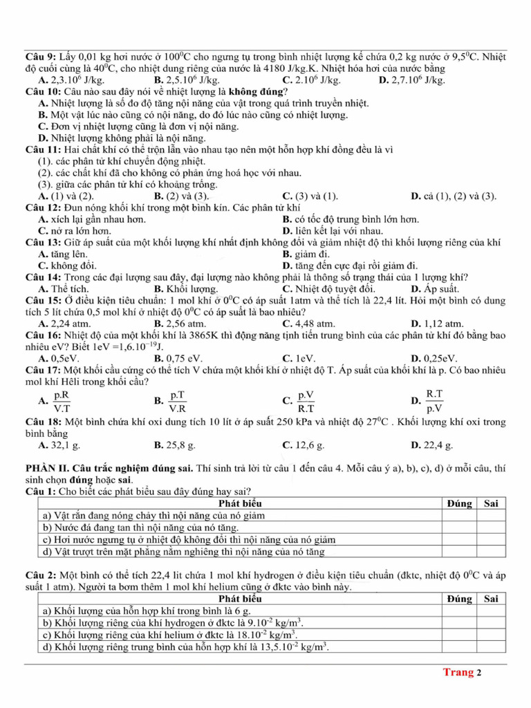 DE ON TAP HOC KY 1 THEO MINH HOA 2025 DE SO 02-2 | PDF