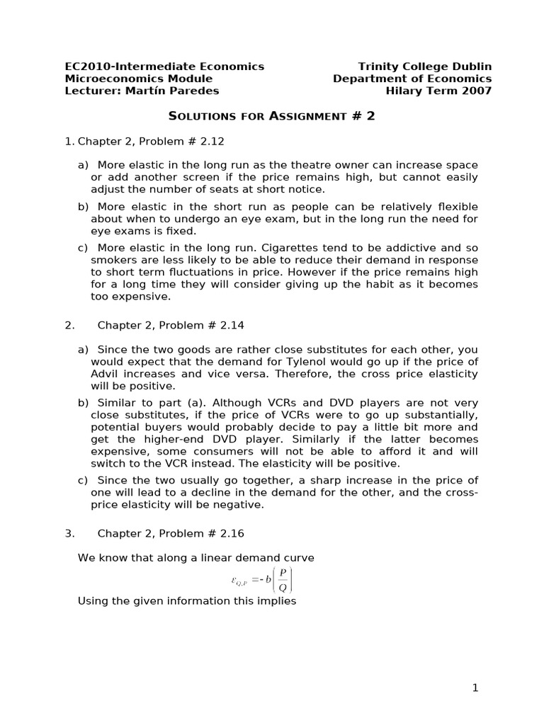 SA2 2 | PDF | Demand | Utility