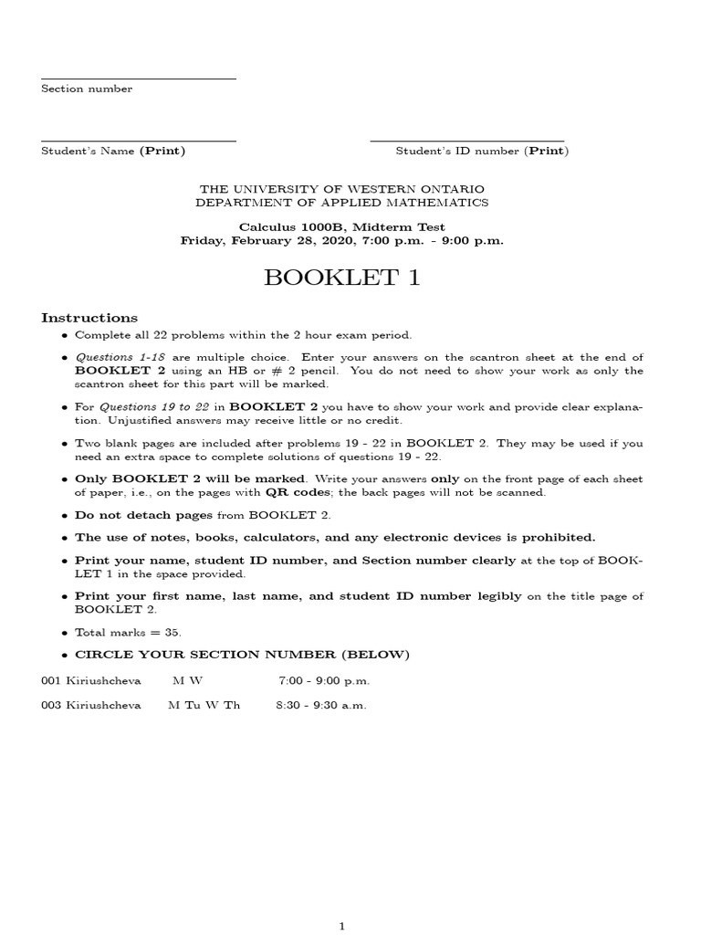 2020 Winter | PDF | Function (Mathematics) | Mathematics