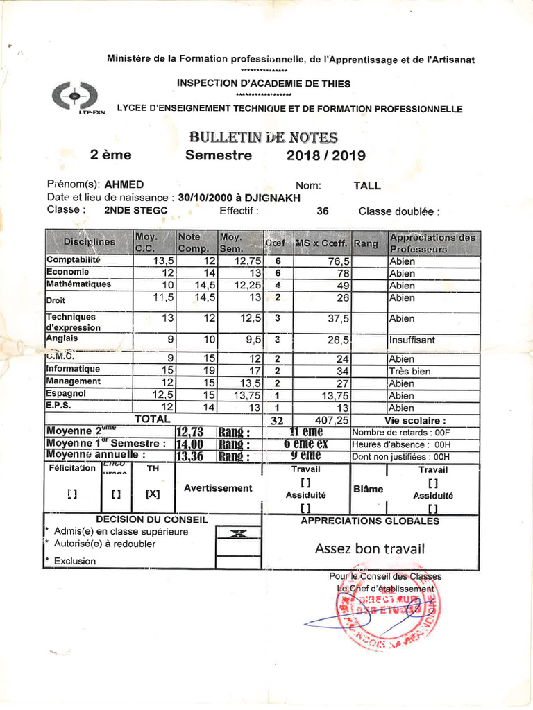 2nd S2 2018-2019 | PDF