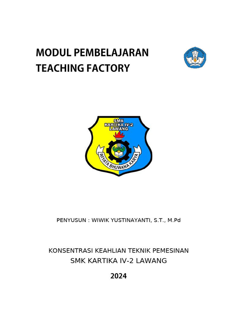 Modul Pembelajaran Teknik Pemesinan SMK | PDF