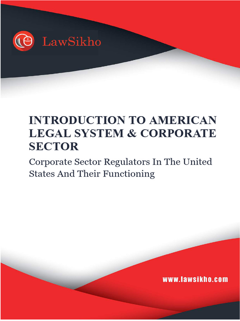 Corporate Regulators in the USA | PDF | Financial Industry Regulatory ...