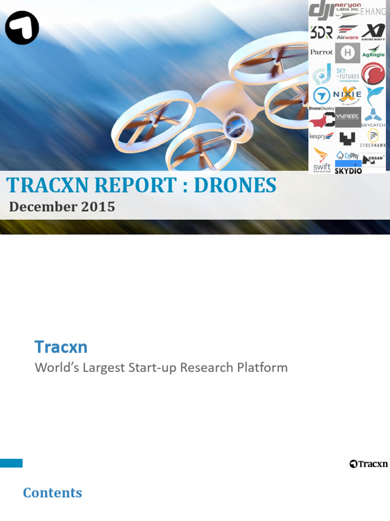 TRACXN REPORT _ DRONES ( PDFDrive ) (1) | PDF | Unmanned Aerial Vehicle ...