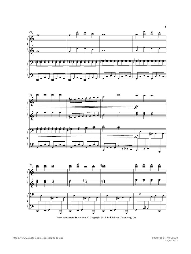 Jingle Bell Boogie Duet 3 | PDF