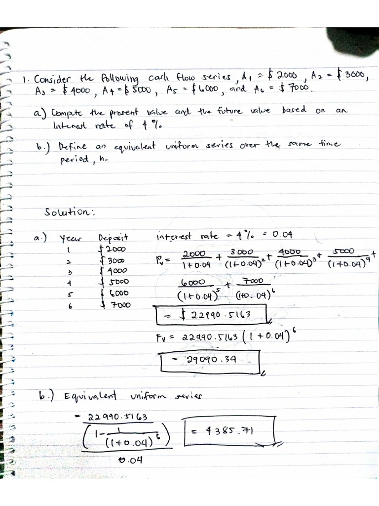 Arithmetic and Geometric Gradients | PDF