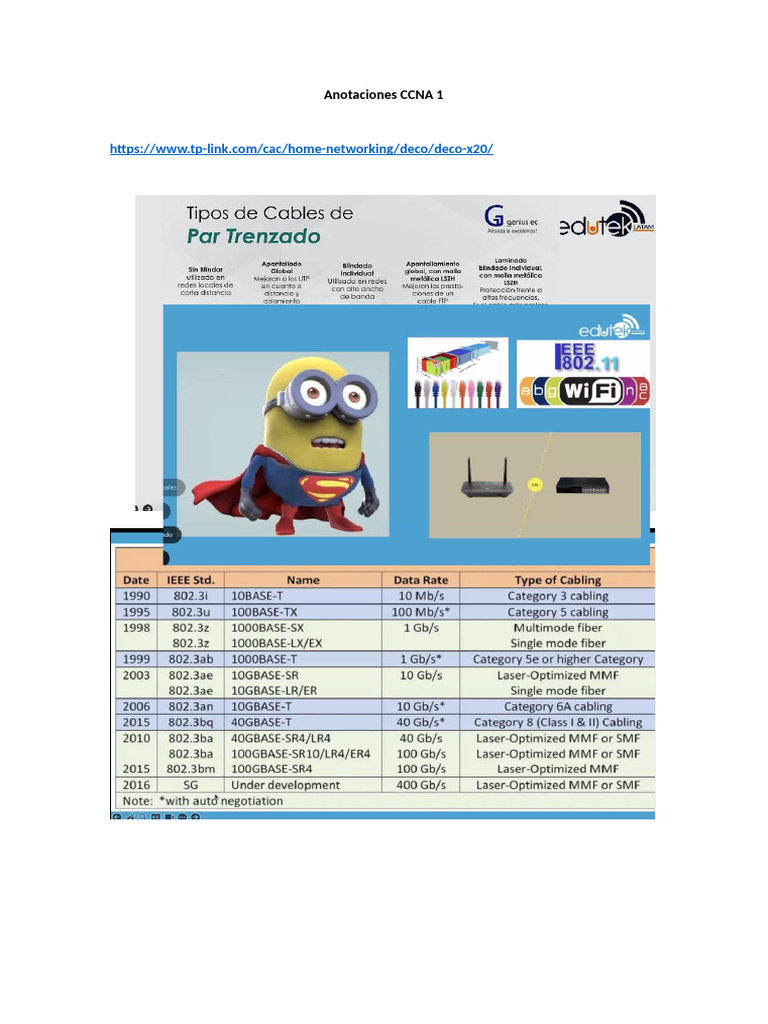 Anotaciones CCNA 1 | PDF