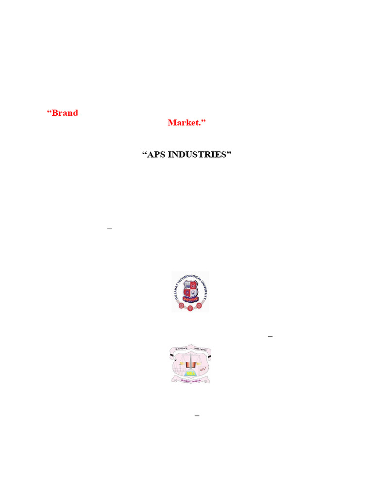 MBA MAP Project report | PDF | Brand | Chi Squared Test