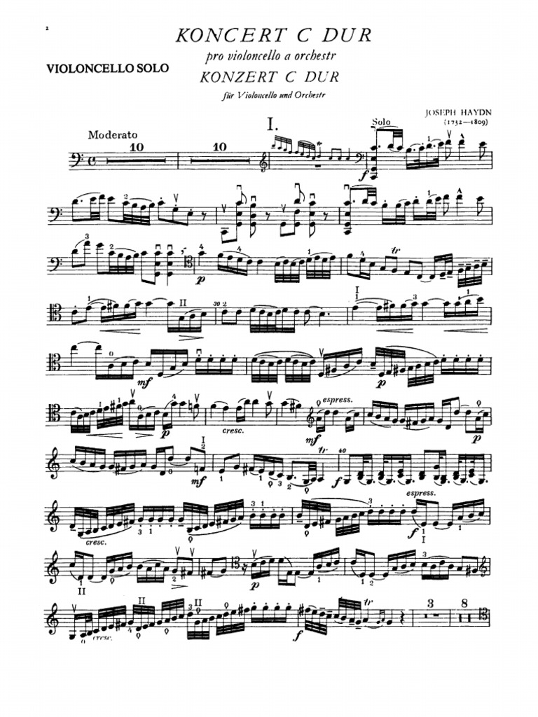 03 Haydn Concerto No.1 in C Major | PDF