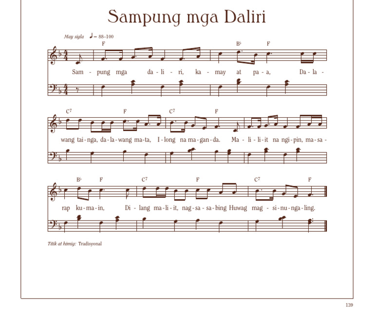 Sampung Mga Daliri | PDF