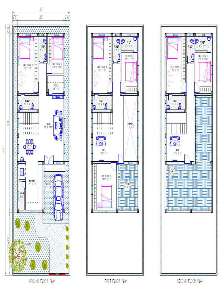 House Plot Drawing - 1250 SQFT - V2 | PDF