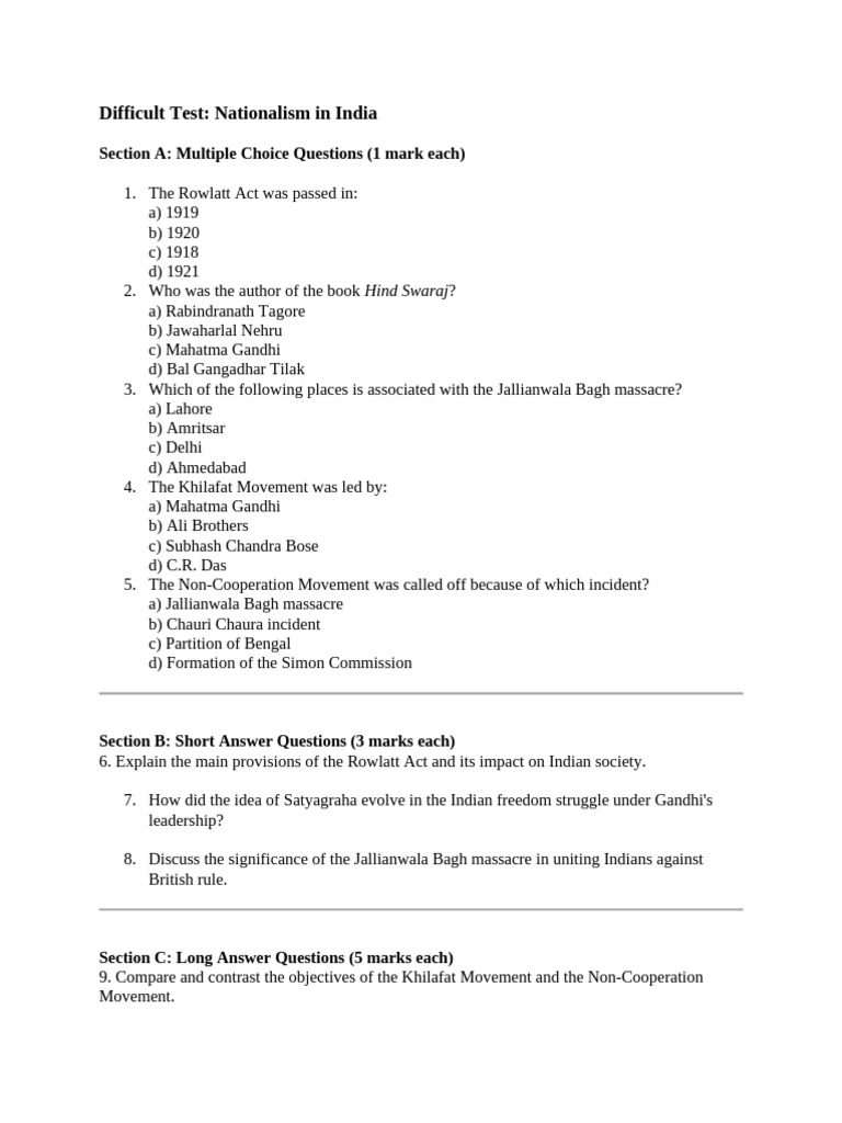 NII (Ch-2) Test | PDF