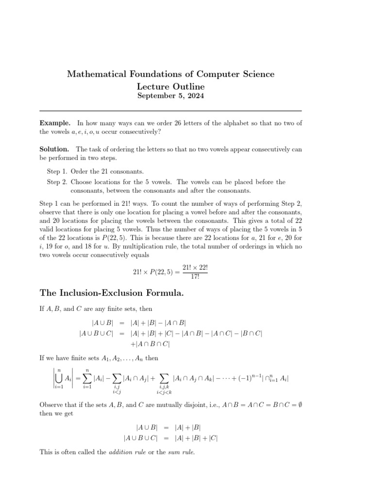 CIS 1600 Lecture 4 | PDF | Consonant | Vowel