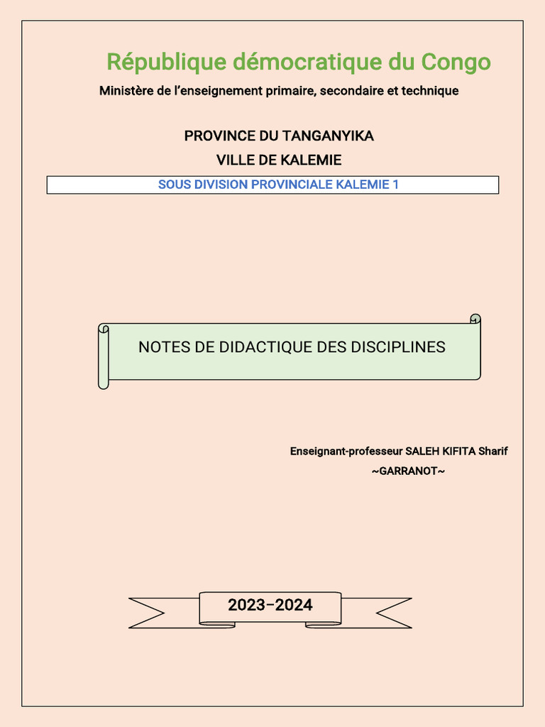 DIDA Feuille de Garde-1 | PDF