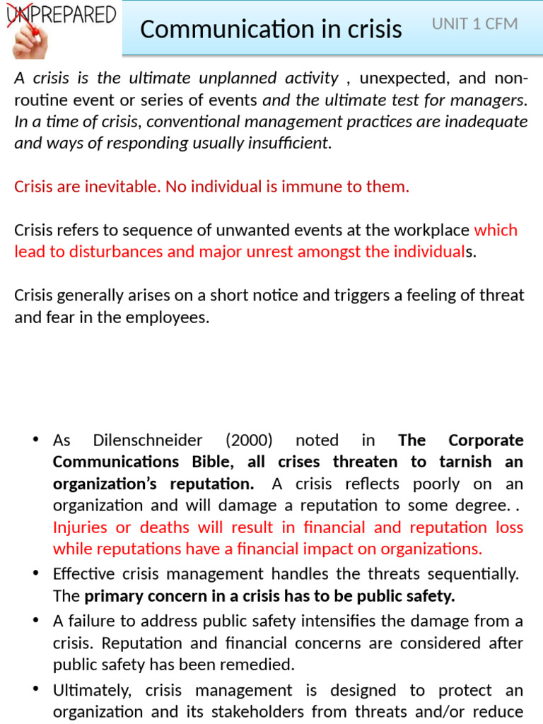 Crisis Communication Strategies Explained | PDF | Crisis Management ...