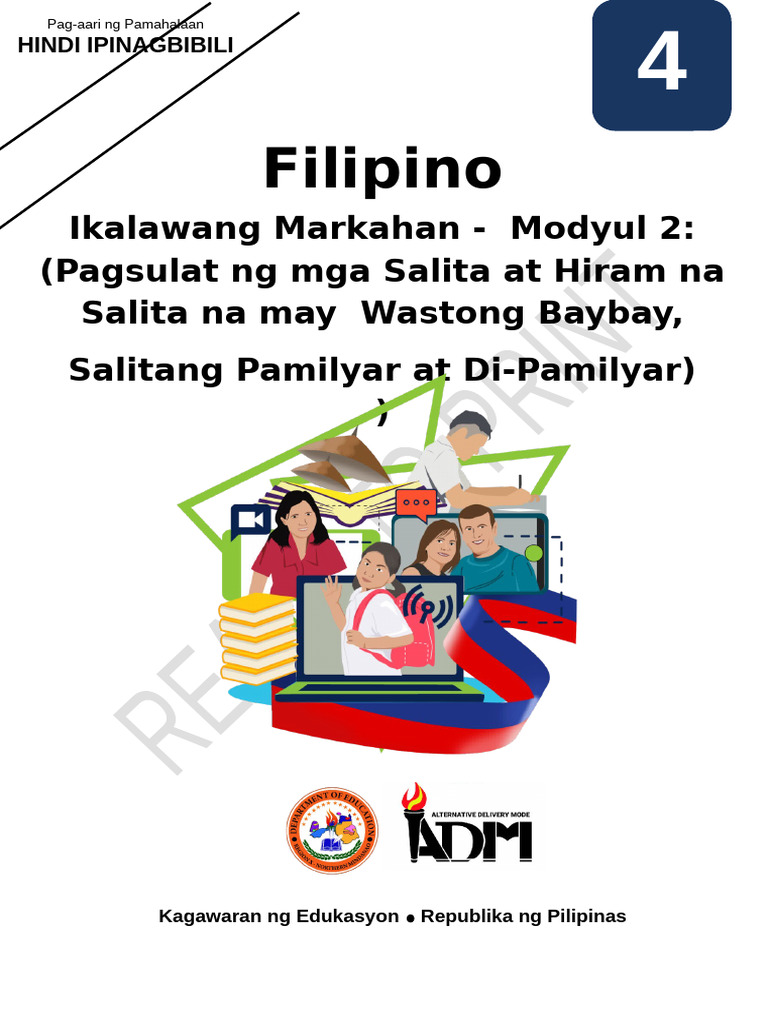 Filipino4 q2 Mod2 Baybayngsalitaatsalitanghiram v5 | PDF