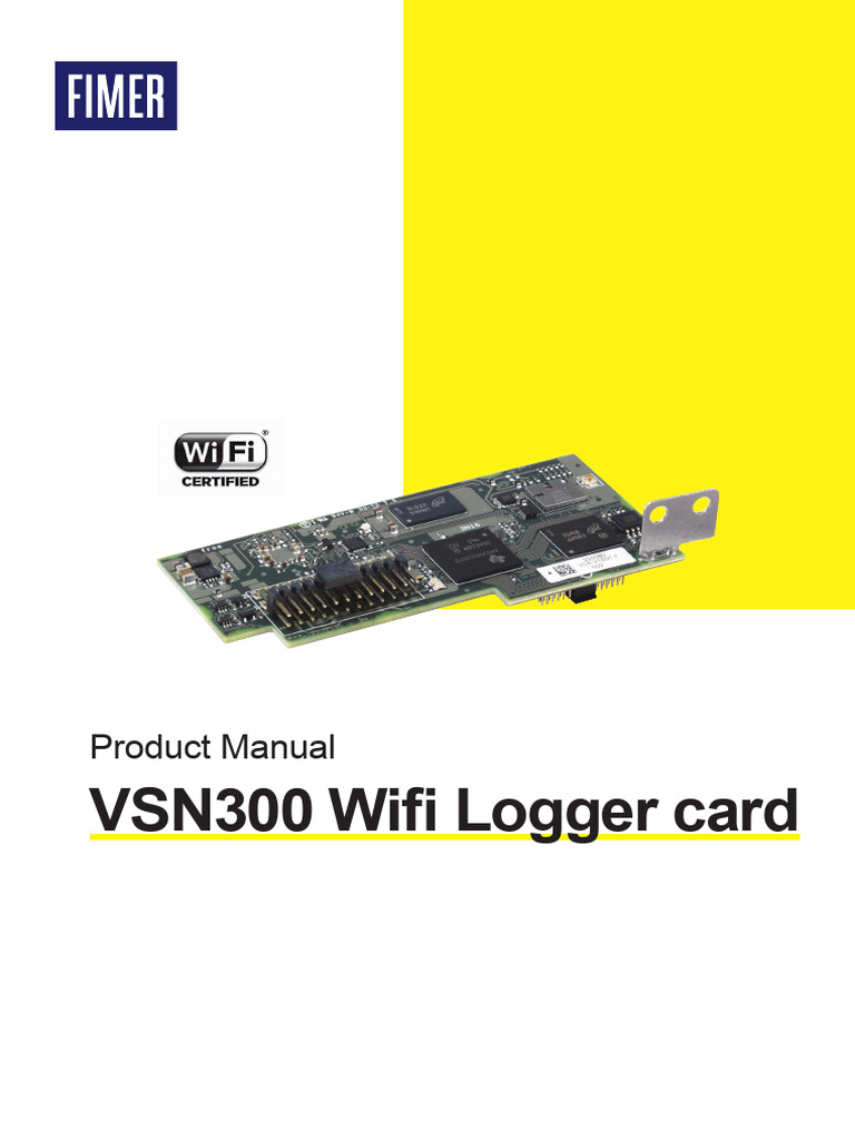 VSN 300 | PDF | Direct Current | Wi Fi