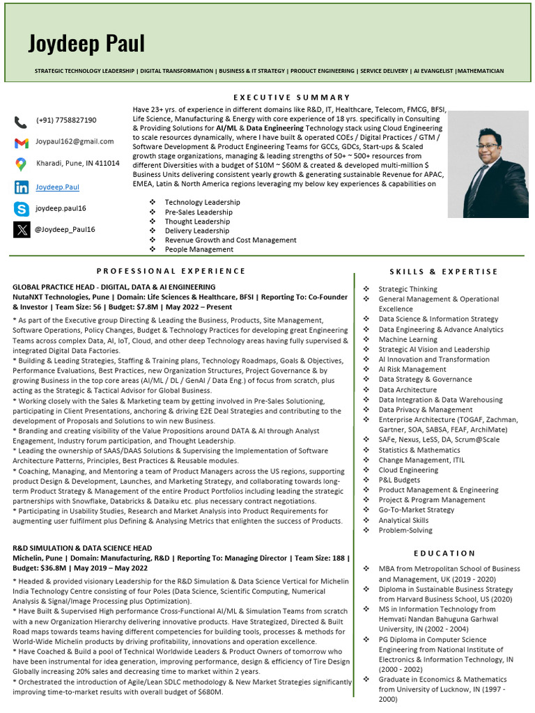 Joydeep_Paul_23yrs_LE | PDF | Artificial Intelligence | Intelligence (AI) & Semantics