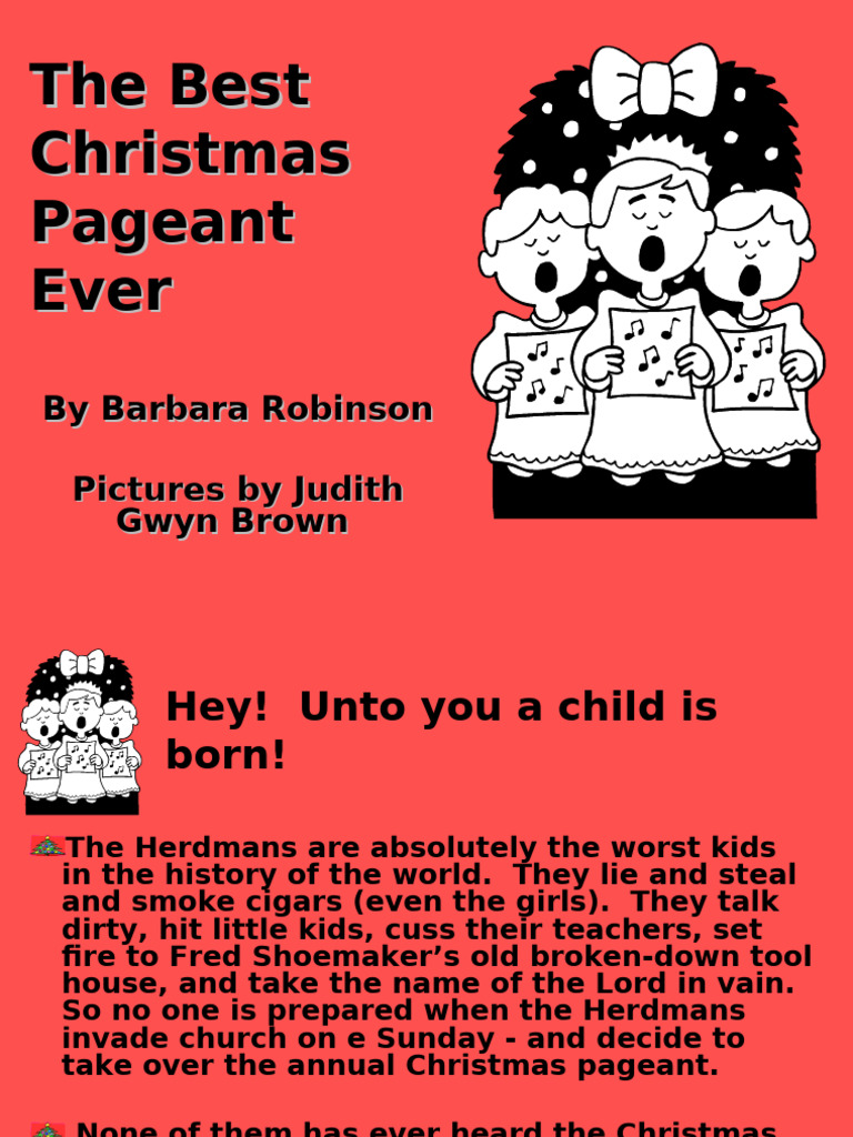 Herdmans Take Over Christmas Pageant | PDF