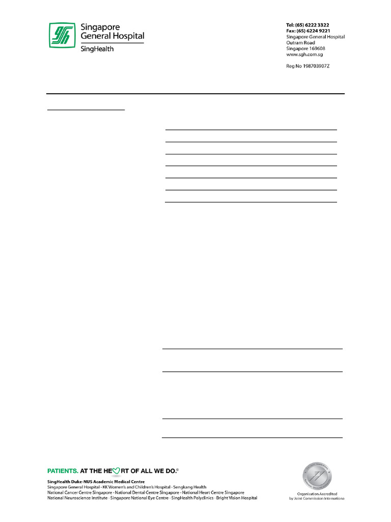 Indemnity Form for SGH External Users | PDF | Indemnity | Justice