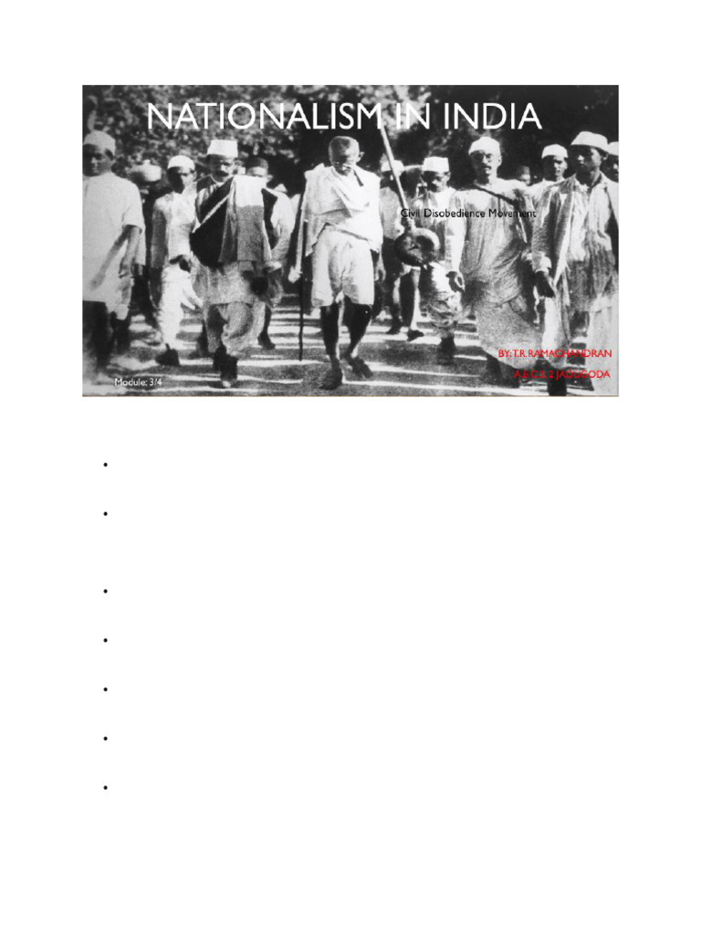 PDF Nationalism in India 3 | PDF | Mahatma Gandhi | Indian Nationalism