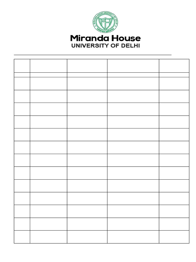 Self Attested List of Students | PDF