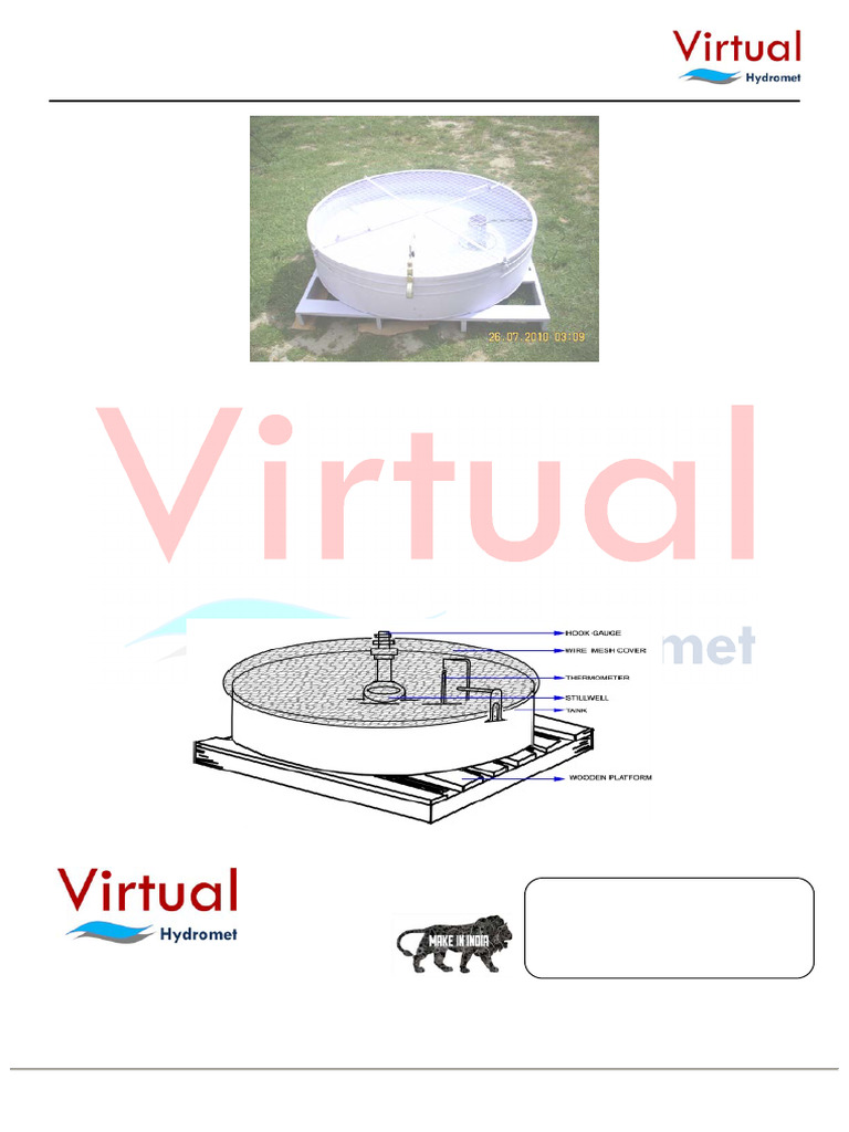 Open Pan Evaporimeter Overview | PDF