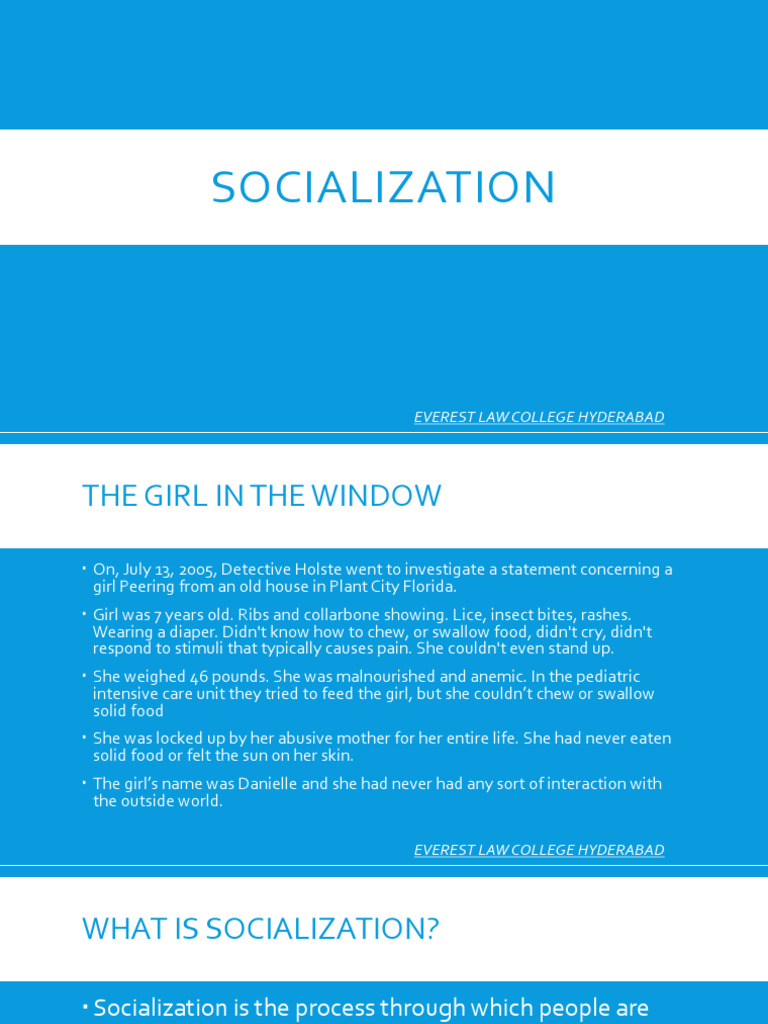 Socialization Notes | PDF | Socialization | Social Psychology
