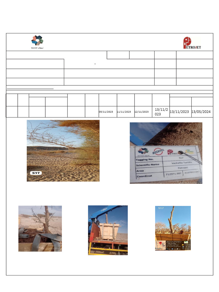 Trees Translocation Report: 517 712971.98 3107842 25+526.89 Done | PDF